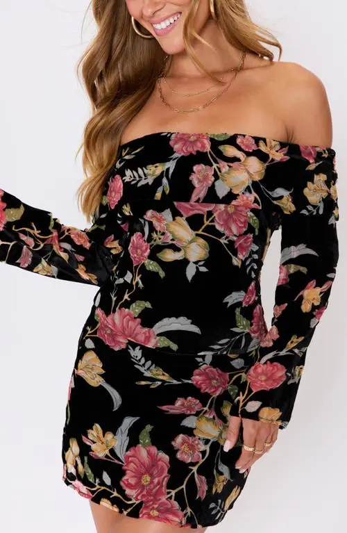 VICI Floral Off-the-shoulder Top