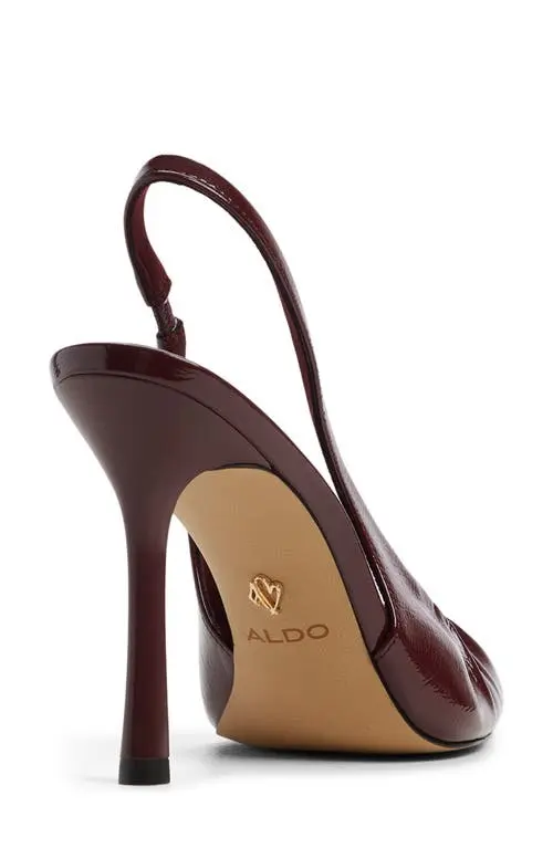 Aldo Mystie Slingback Pointed Toe Pump - Bordo