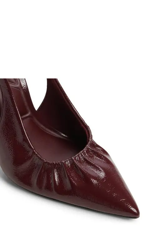 Aldo Mystie Slingback Pointed Toe Pump - Bordo