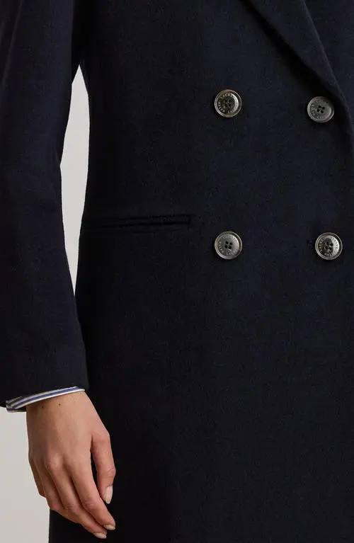 Ralph Lauren Wool-blend Reefer Coat - Regal Navy