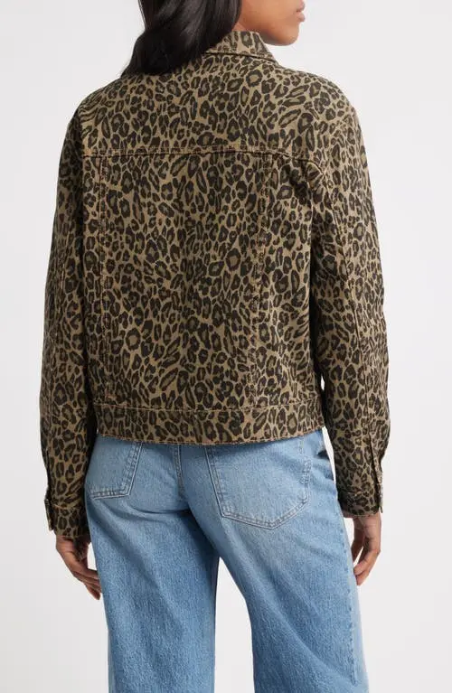 PTCL Print Denim Trucker Jacket