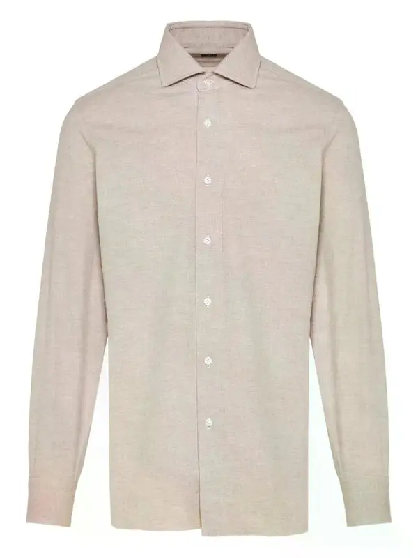 BARBA NAPOLI Long-sleeve Button-down Shirt