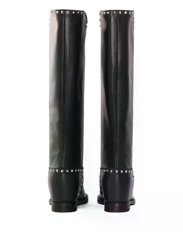 VIA ROMA 15 Studded Riding Boots
