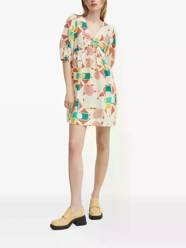 Ba&sh Arancia Printed Mini Dress