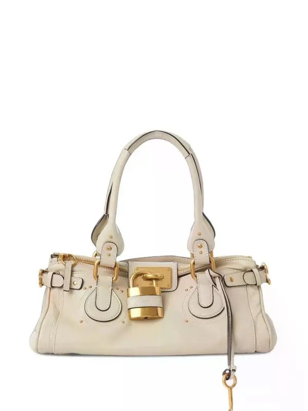 Chloé Paddington Leather Bag - Neutrals