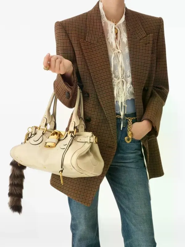 Chloé Paddington Leather Bag - Neutrals