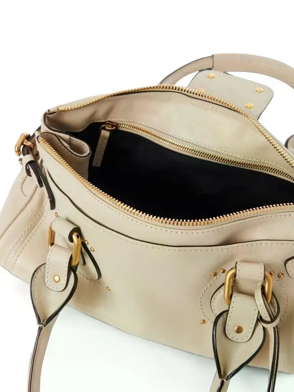 Chloé Paddington Leather Bag - Neutrals