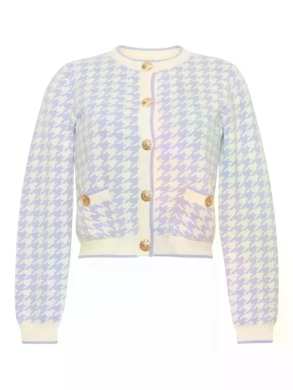 Cara Cara Priscilla Houndstooth Cardigan