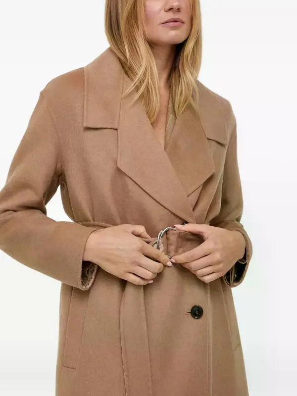 BOSS Belted Double-breasted Coat