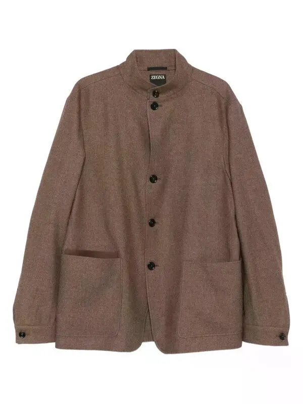 Zegna Patch-pocket Buttoned Jacket
