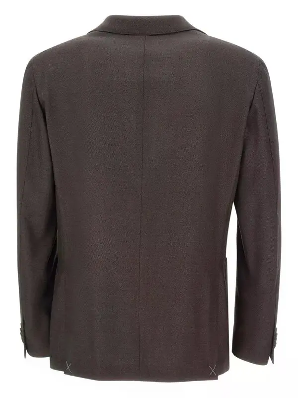 Corneliani Textured Narrow-lapels Blazer
