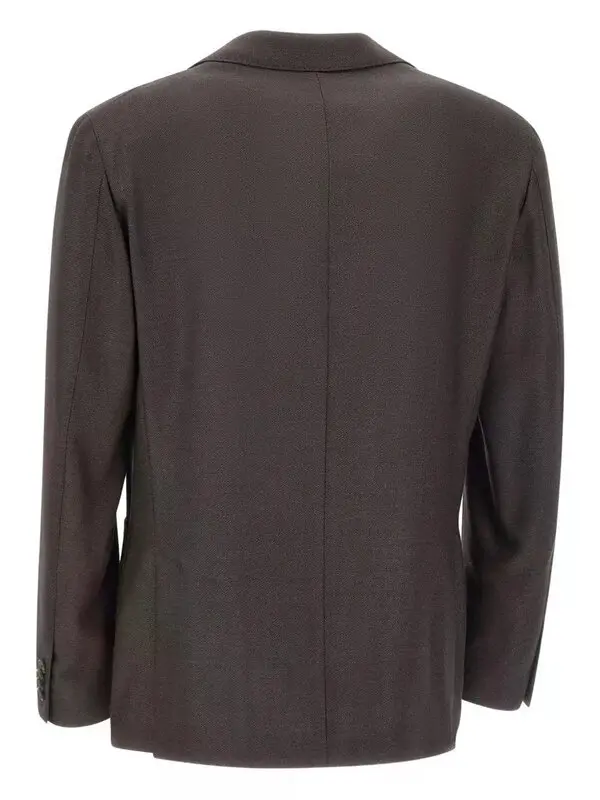 Corneliani Textured Narrow-lapels Blazer