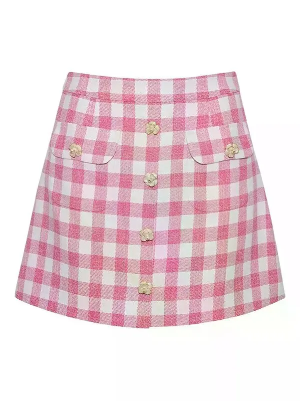Cara Cara Faye Gingham Mini Skirt