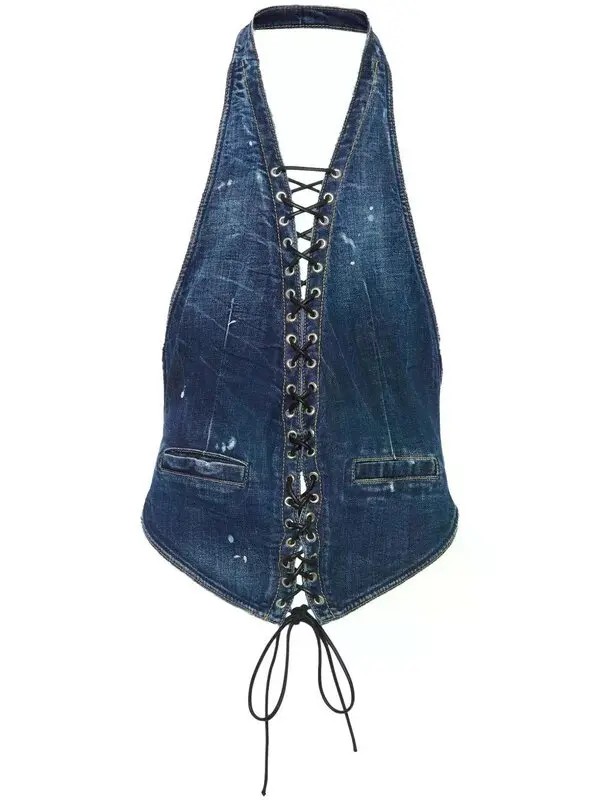 Dsquared2 Sleeveless Denim Top