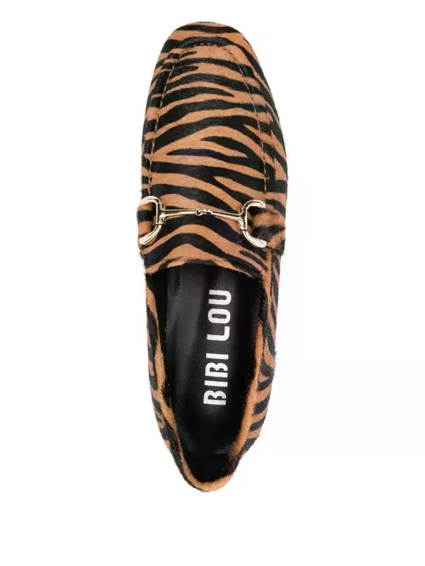 BIBI LOU Zebra-print Loafers
