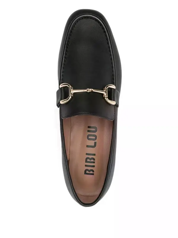 BIBI LOU Leather Loafers - Black