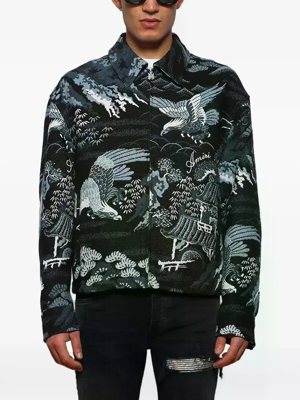 Amiri Crane Tapestry Jacket