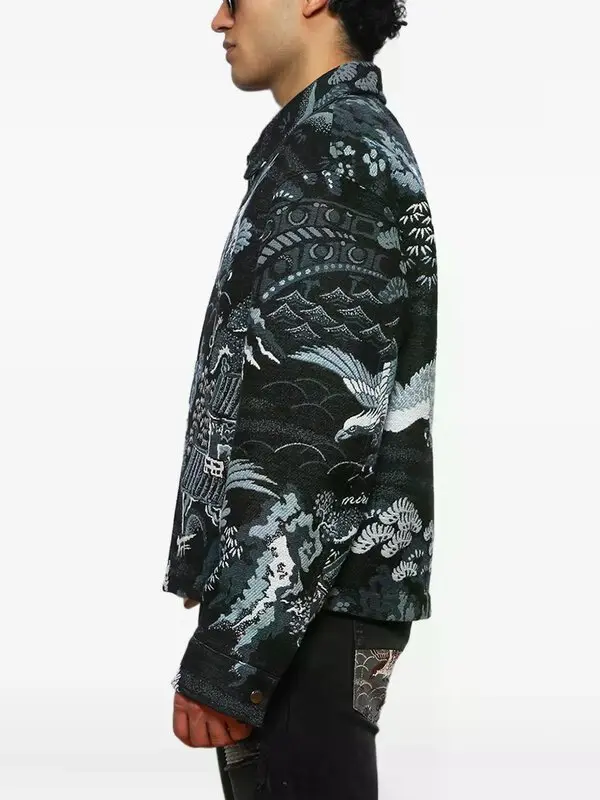 Amiri Crane Tapestry Jacket