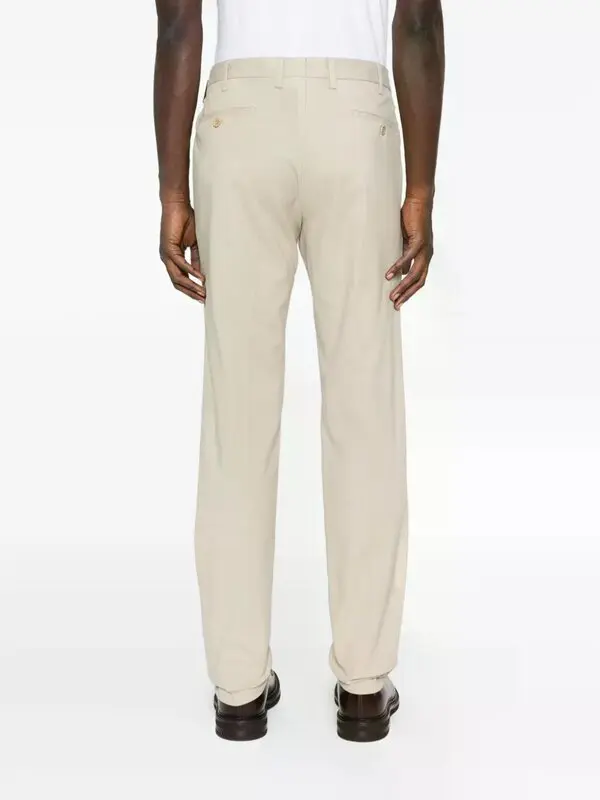 ROTA Cotton Blend Straight-leg Trousers - Neutrals