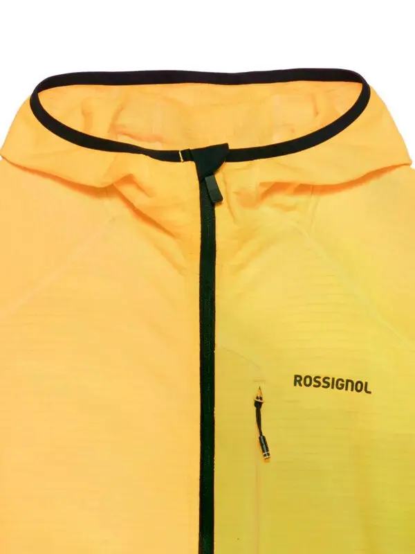 Rossignol Zip-up Hooded Jacket - Yellow
