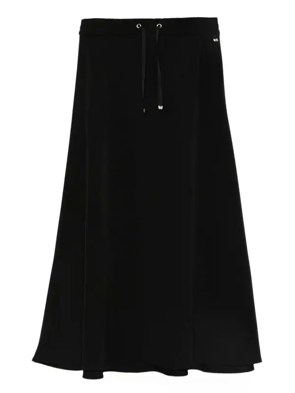 Herno Flared Midi Skirt - Black