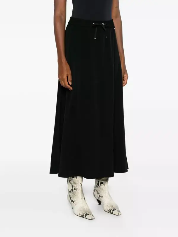 Herno Flared Midi Skirt - Black