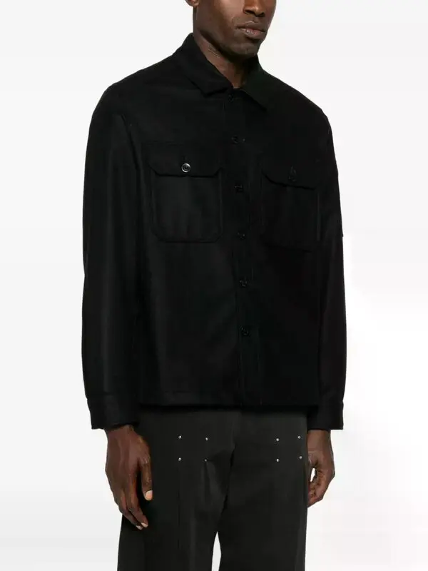 C.P. COMPANY Double Shirt - Black