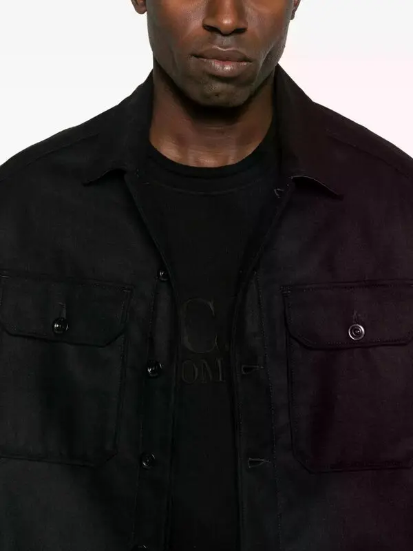 C.P. COMPANY Double Shirt - Black