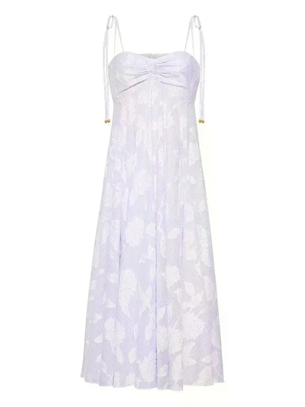 Cara Cara Floral-print Tie-strap Dress