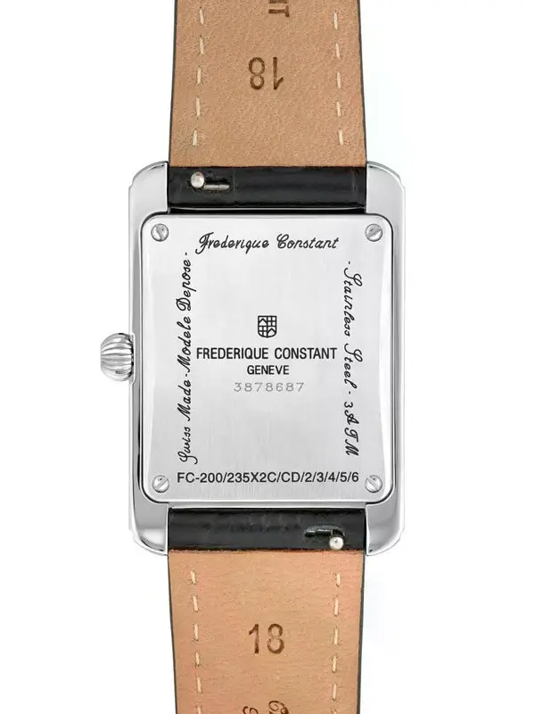FREDERIQUE CONSTANT Classics Carrée Small Seconds 36mm Watch - White