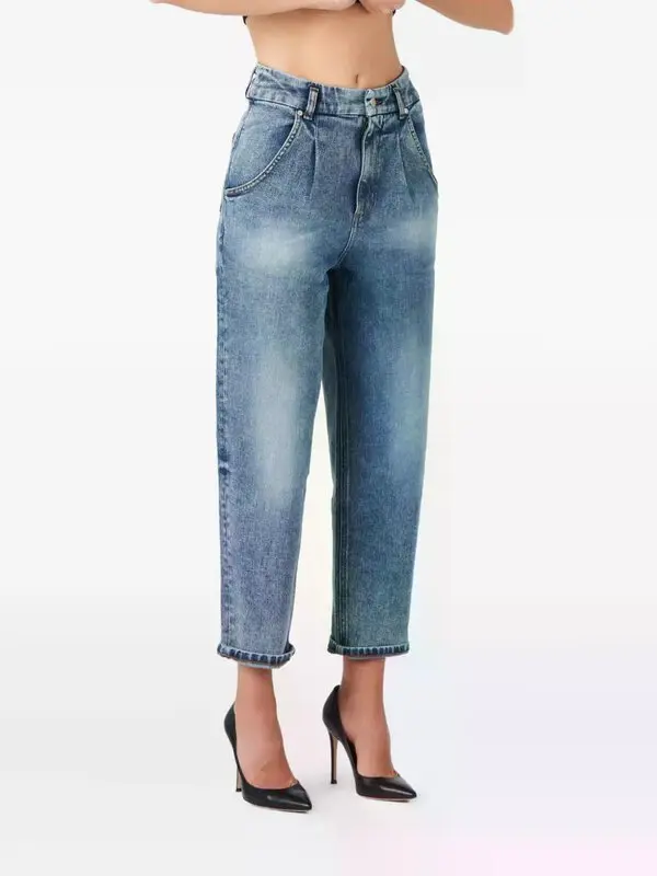 NO44 Pleated Jeans