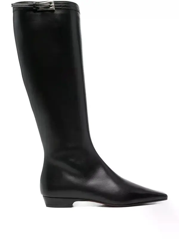Roberto Festa Buckle-fastening Suede Knee-high Boots