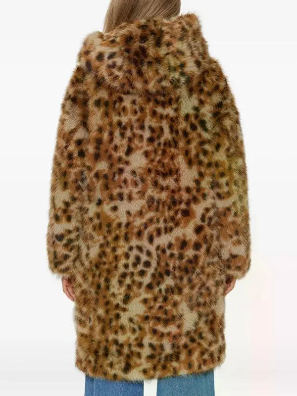 Munthe Leopard-print Toggle Coat