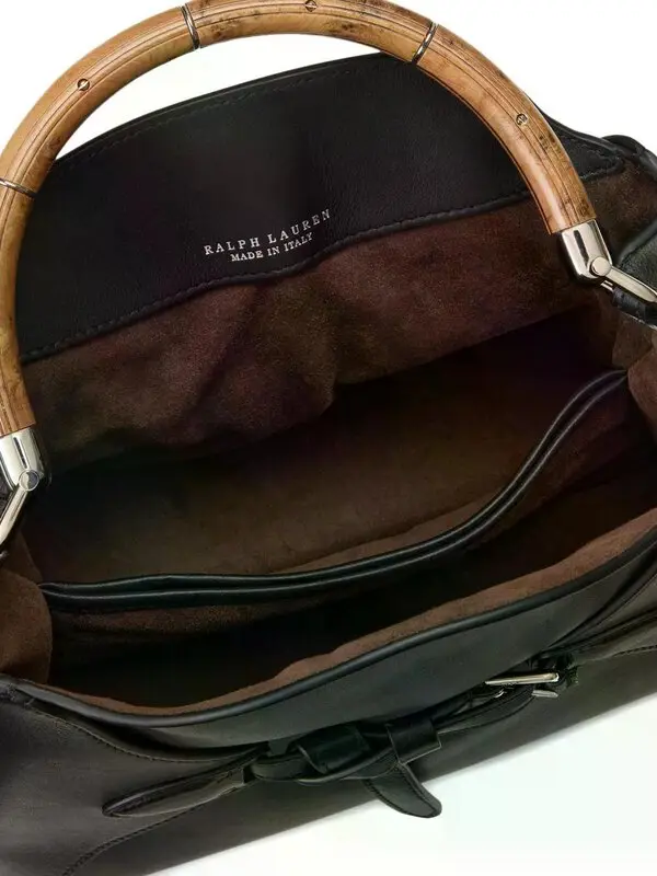 Ralph Lauren Leather Tote Bag - Black