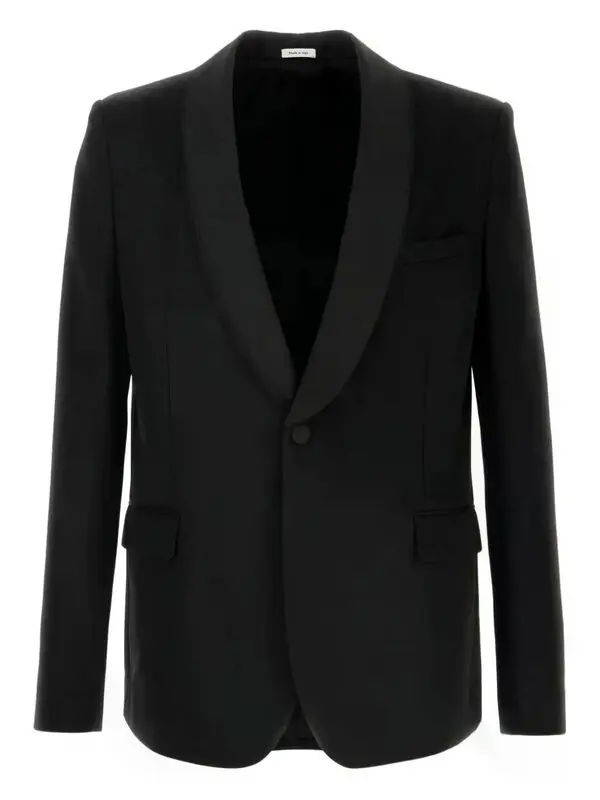 Alexander McQueen Shawl-lapels Wool Blazer