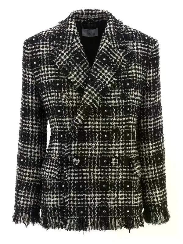 Giuseppe Di Morabito Rhinestone-embellished Tweed Blazer - Black