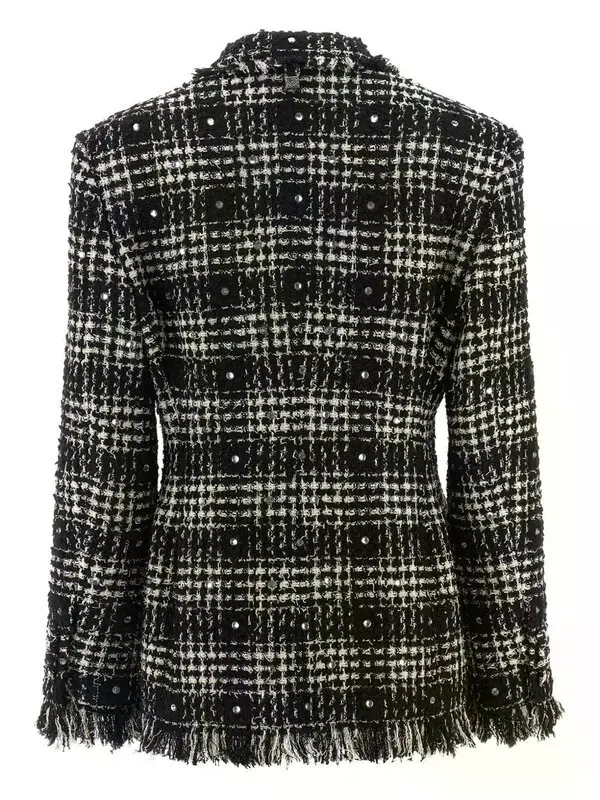 Giuseppe Di Morabito Rhinestone-embellished Tweed Blazer - Black