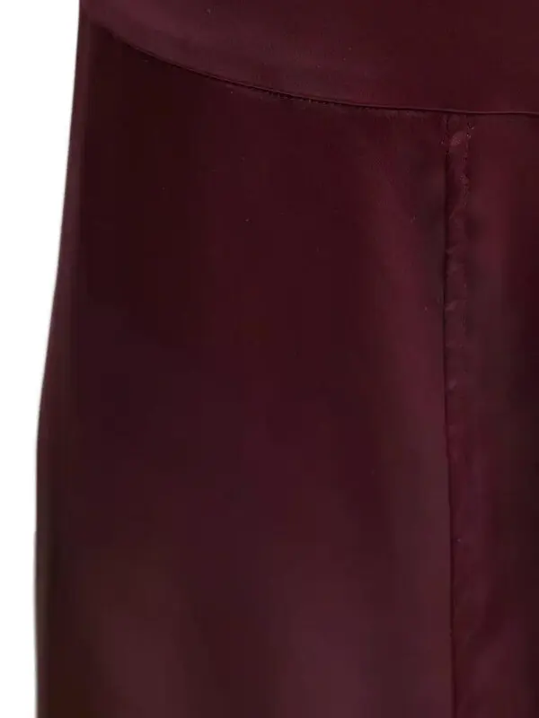 AERON Satin-panelled Maxi Skirt