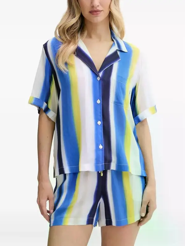 Dkny Striped Pyjama - Blue