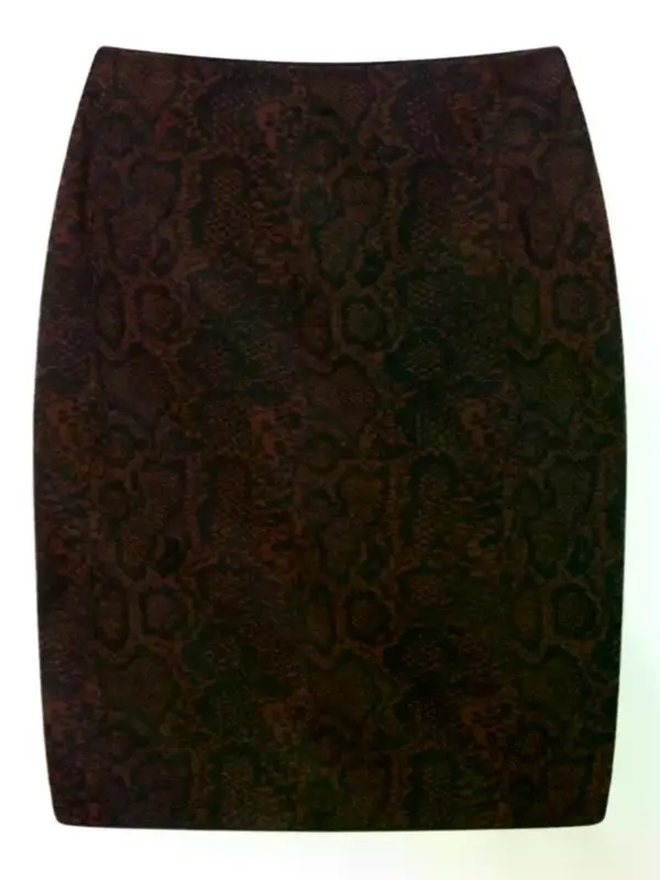 Stella McCartney Snakeskin-print Pencil Midi Skirt