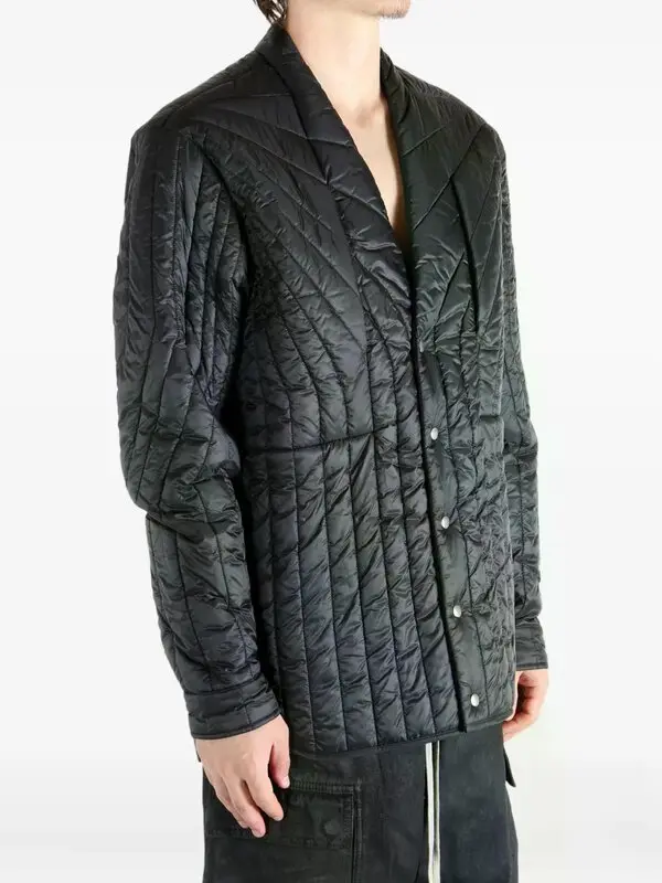 Rick Owens Quilted Panelled Jacket