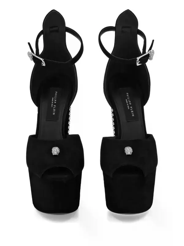 Philipp Plein Skull-studded Platform Sandals