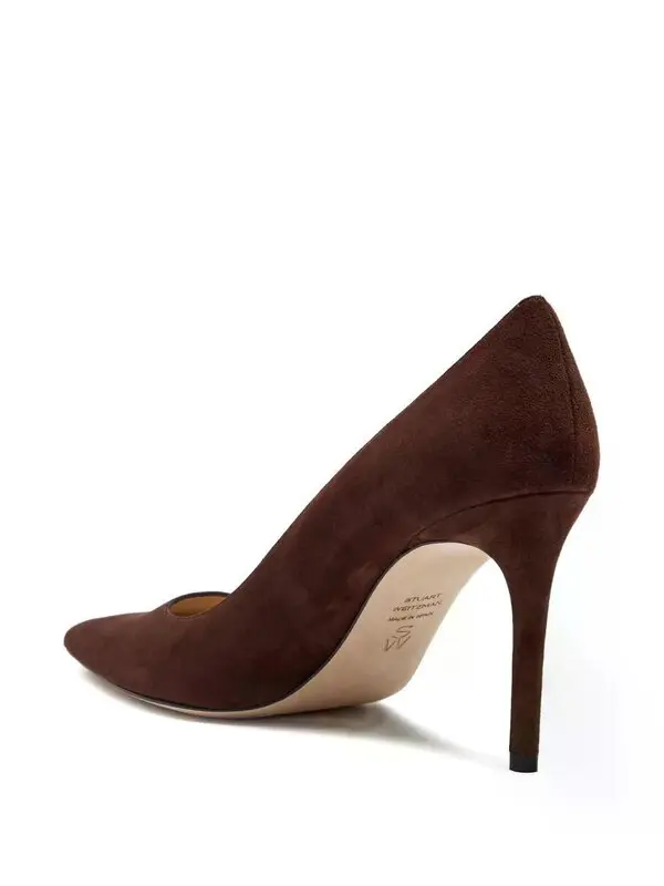 STUART WEITZMAN 85mm Power Suede Pumps
