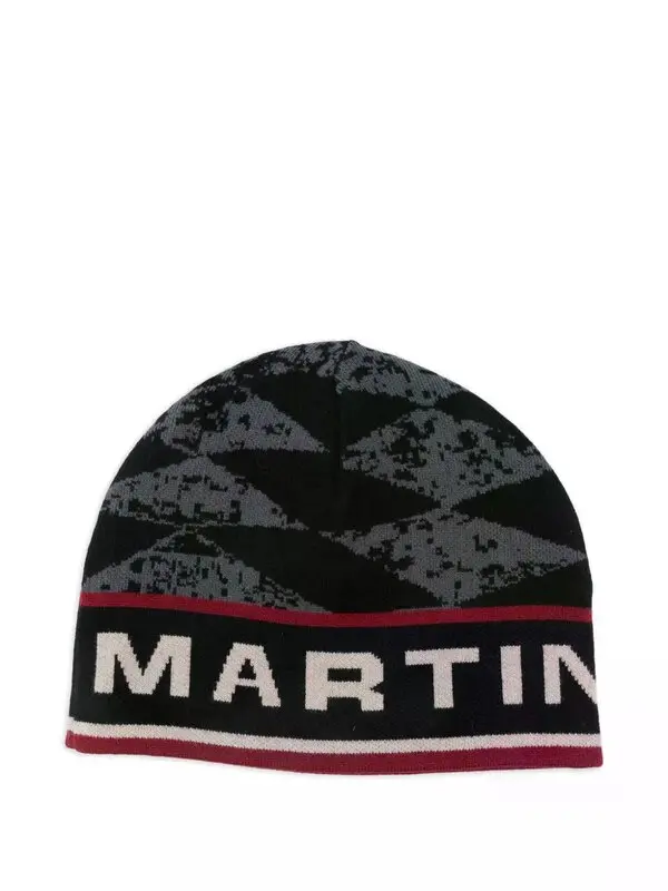 Martine Rose Graphic-print Beanie - Grey