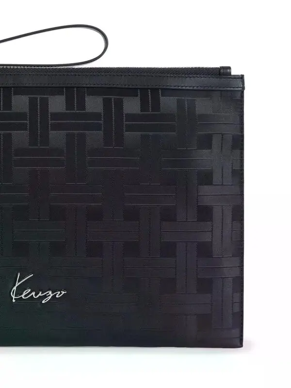 Kenzo Woven-pattern Wash Bag