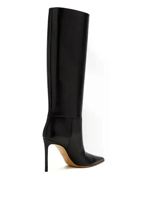 FRANCESCO RUSSO 75mm Stiletto Knee-high Boots