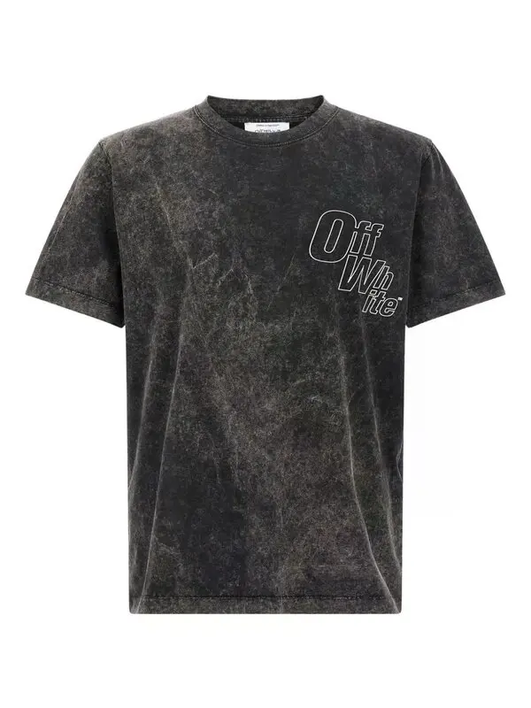 Off-White Outline Arrow-print T-shirt - Black