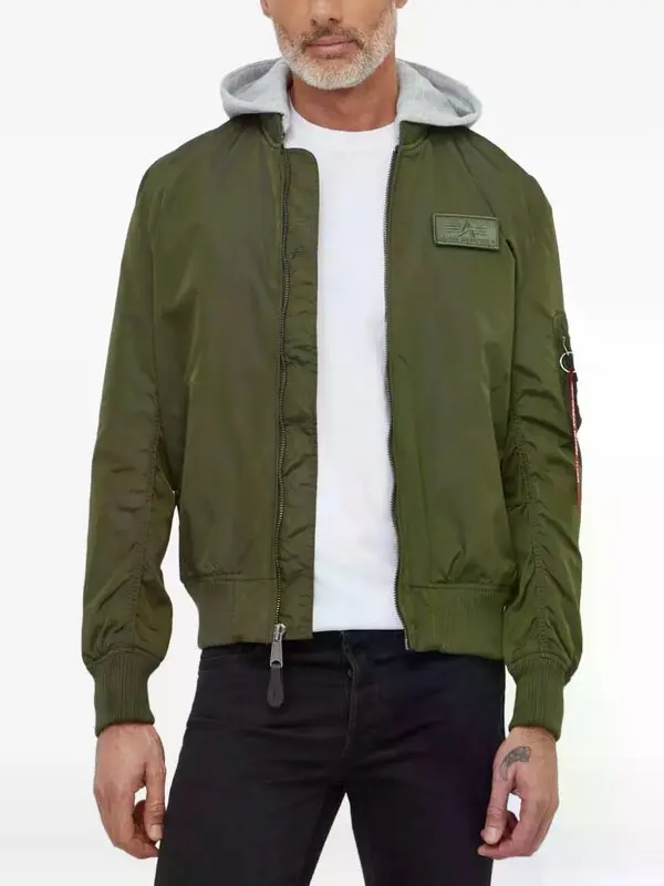 Alpha Industries Ma-1 Tt Hooded Bomber Jacket