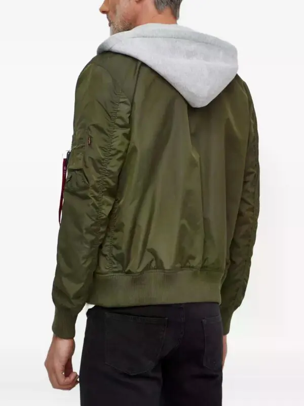 Alpha Industries Ma-1 Tt Hooded Bomber Jacket