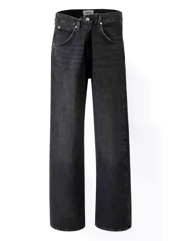 AGOLDE Buttoned Straight-leg Jeans